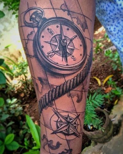 28+ Compass tattoo Ideas [Best Designs] • Canadian Tattoos