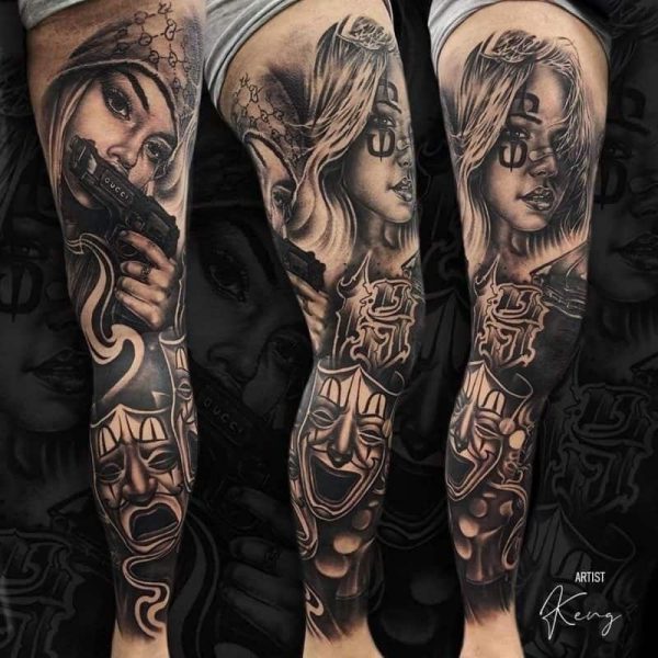 50+ Full leg tattoos Ideas [Best Designs] • Canadian Tattoos