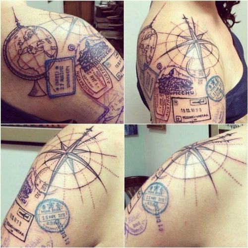 48+ travel tattoo Ideas [Best Designs] • Canadian Tattoos
