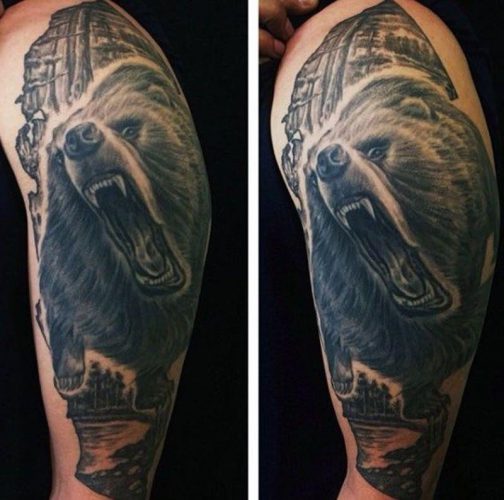 48+ Bear tattoo Ideas [Best Designs] • Canadian Tattoos