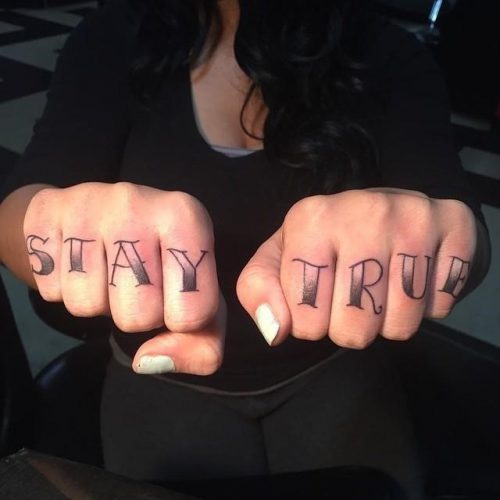 50+ knuckle tattoos Ideas [Best Designs] • Canadian Tattoos