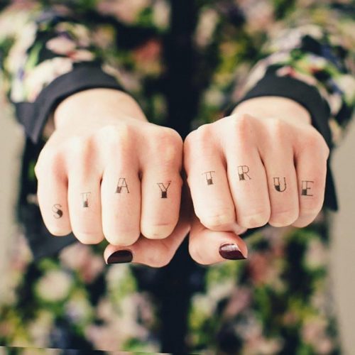 50+ knuckle tattoos Ideas [Best Designs] • Canadian Tattoos